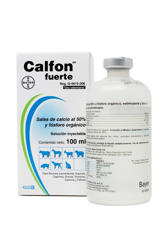 CALFON FUERTE 100 ML – Solucion Inyectable Calcio | SAVANTO SRL